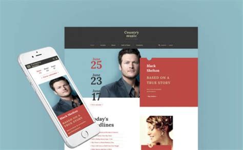Best Music HTML Website Templates In Free HTML Designs