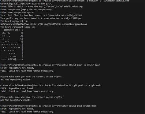 Dúvida git push não está funcionando Git e GitHub compartilhando e colaborando em projetos