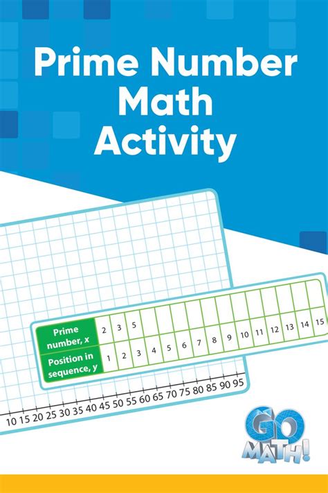Prime Number Math Activity Fun Math Activities Math Activities Maths Activities Middle School
