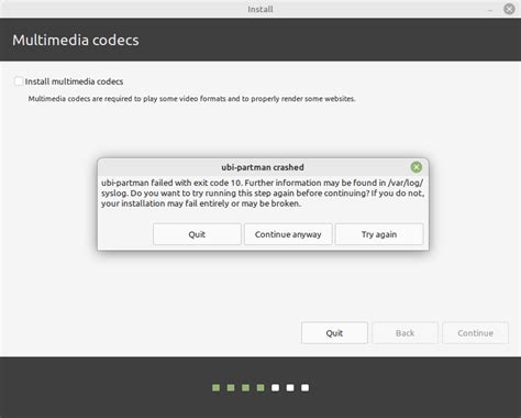 What The Linux Installer Crashed Delightly Linux