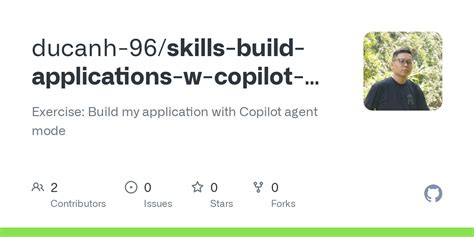 Skills Build Applications W Copilot Agent Modegithubworkflows6 Copilot On Githubyml At Main