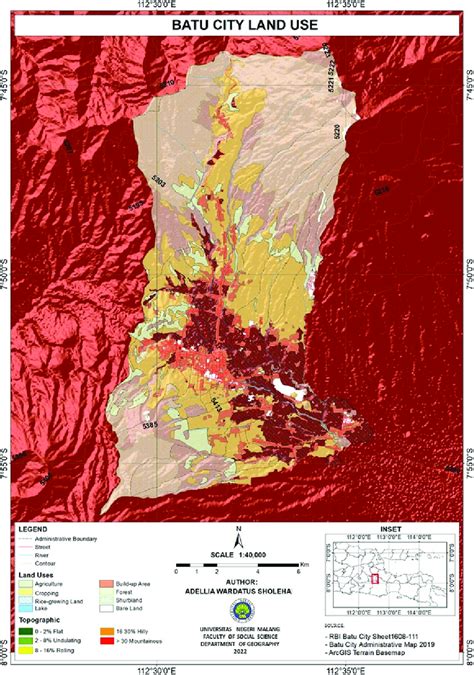 Map Of Batu City Source Researcher Documentation 2022 Download Scientific Diagram