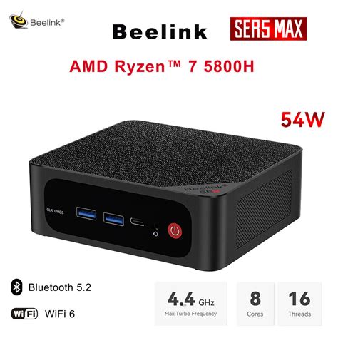 Used Beelink Gaming Mini PC SER MAX AMD Ryzen H Office Home PC Up To W K UBB Threads