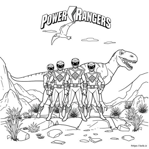 Power Rangers Dino Charge Coloring Pages