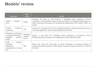 Customer Attrition And Churn Modeling PDF Artificial Intelligence Technology Computing