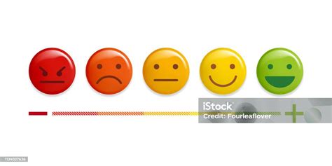 피드백 이모티콘 평면 디자인 아이콘은 네거티브에서 긍정적으로 설정 고객에 대한 스톡 벡터 아트 및 기타 이미지 고객 행복