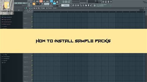 FL Studio 12 Tutorial: How to Install Sample Packs - YouTube