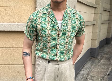 무료배송 해외 수입 하와이언 셔츠 반팔 쿠바 비치 해변 레트로 얇은 시원한 패턴 바캉스 루즈핏 여름