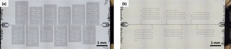 Fig S1 A Optical Image Of A 12 Resonators Circuit With Frequencies