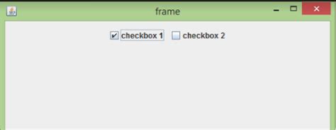 Jcheckbox In Java Syntax And Program Constructor Methods