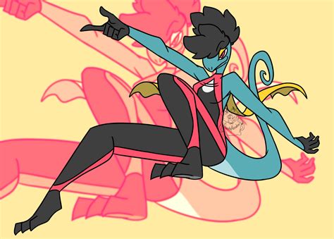 Rule 34 Big Breasts Breasts Female Inteleon Nerdyreindeer Pokémon