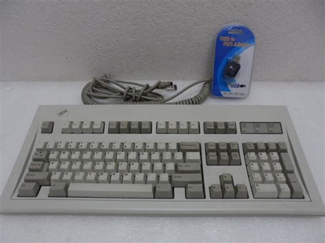 Vintage Ibm Model M Clicky Keyboard Detachable Ps2 Cable 1391401 Model