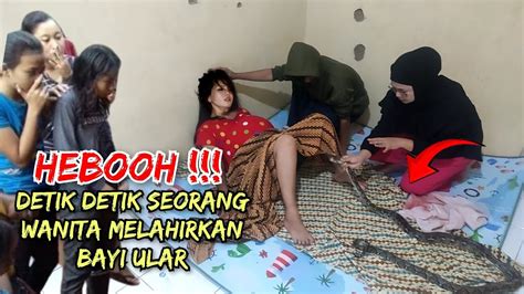 🔴 VIRAL !! DETIK DETIK WANITA INI MELAHIRKAN BAYI ULAR DARI RAHIM'NYA - YouTube
