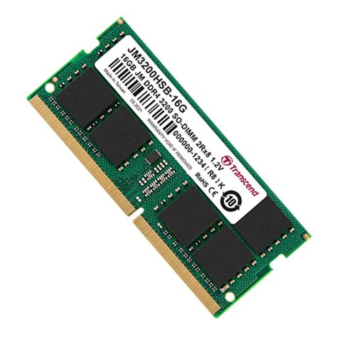 Transcend 16gb Ddr4 3200 Notebook Ram