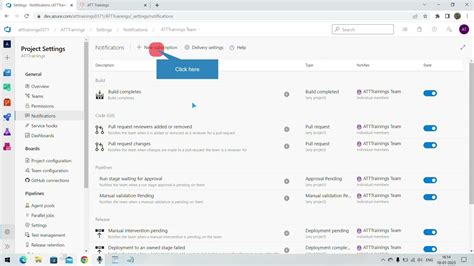 17 Configure Notifications In Azure Devops Youtube