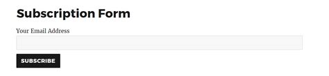 How To Create Subscription Forms