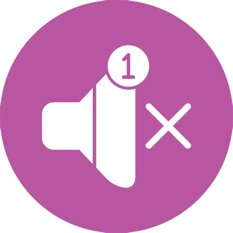 Mute Button Generic Color Fill Icon