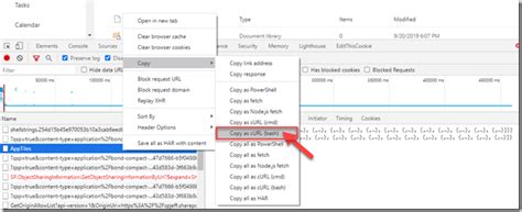Explore Sharepoint Rest Api With Chrome F12 Curl Bash To Postman Spjeff