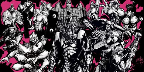 Yoshiokanp Akuma Shogun Ashuraman Brocken Jr Buffaloman Junkman Kinnikuman Mongolman