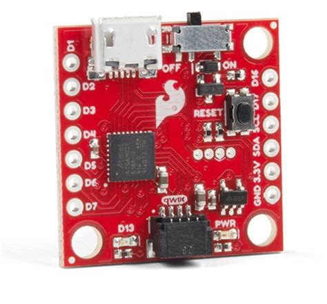 Circuitpython Snakes Its Way To The Sparkfun Qwiic Micro Samd Development Board Sparkfun