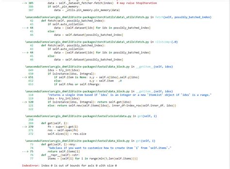 Solved Arcgislearn Python Api Indexerror Index 0 Is Out Esri