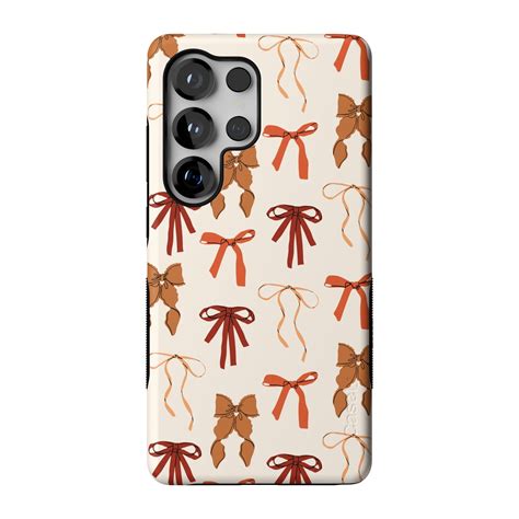 Casely Galaxy S25 Ultra Case Fall Girlie Pumpkin Spice Bows