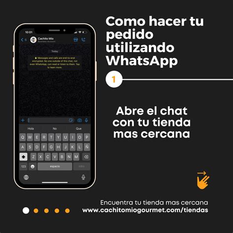 Como Ordenar Tu Pedido Utilizando WhatsApp Cachito Mio Gourmet
