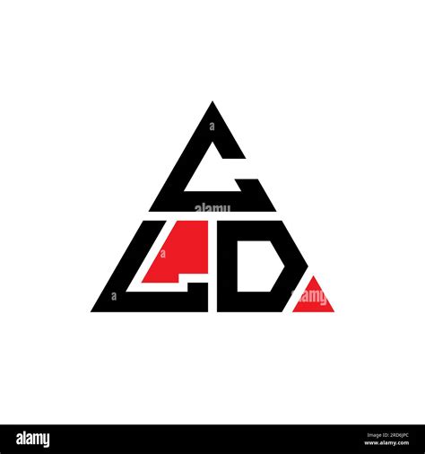 Cld Triangle Letter Logo Design With Triangle Shape Cld Triangle Logo
