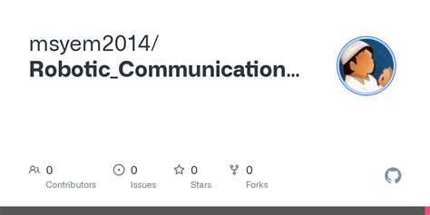 Github Msyem2014roboticcommunicationsimulation