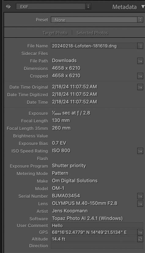 p export strips exif information even with in adobe community