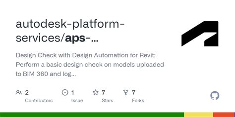 Github Autodesk Platform Services Aps Checkmodels Createissues Revit Design Check With Design