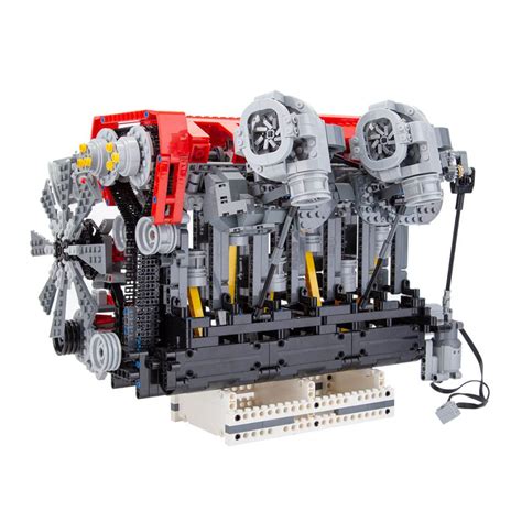 RB DOHC Parallel Twin Turbo Four Valve Inline Six Cylinder MOC Engine Model PCS Letbricks