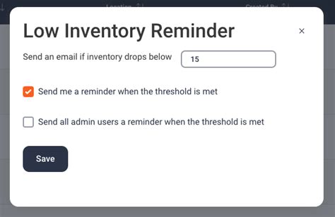 Will You Notify Me When I Have Low Inventory Sendoso