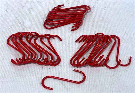 30 S Hooks Metal Rubber Coated 5l Overall New Albrecht Auction