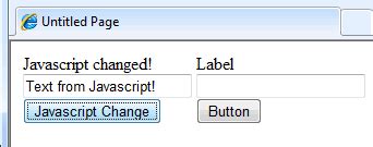 ViewState Form Fields Labels And Javascript