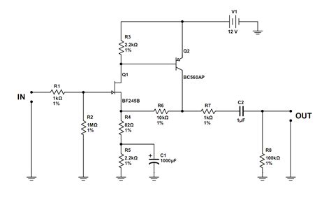 Jfet Rf Preamplifier Circuit