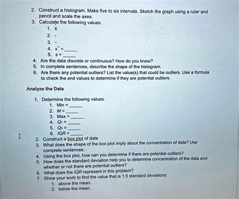 solved construct histogram make five to six intervals sketch the