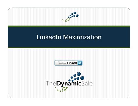 pdf linkedin maximization dokumen tips