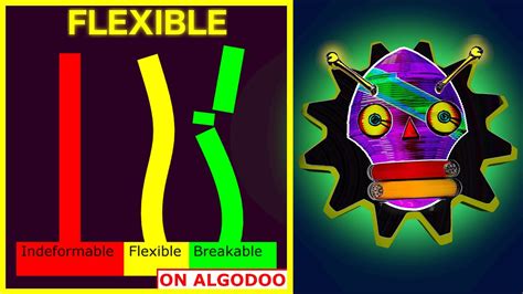 EPILEPSY WARNING Algodoo Flexible Breakable Bar Tutorial YouTube