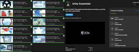 Unity Learn Pathway Broken Cant Mark Anything As Completed Cant