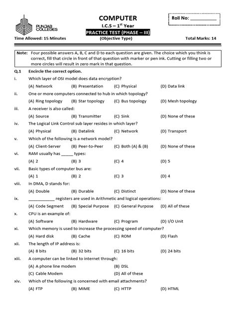 Test Pdf Network Topology Computer Networking