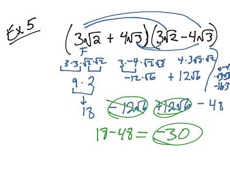 ShowMe Simplifying Square Roots With Fractions In Front