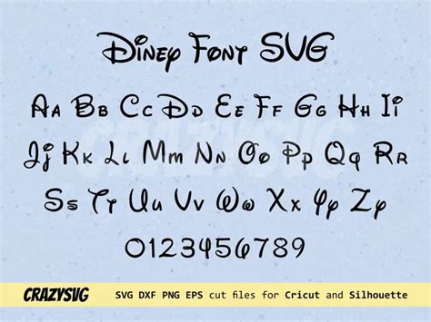 Mouse Font Alphabet Svg Cartoon Vector Vectorency