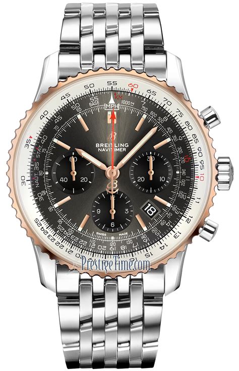 Ub0121211f1a1 Breitling Navitimer 1 B01 Chronograph 43 Mens Watch