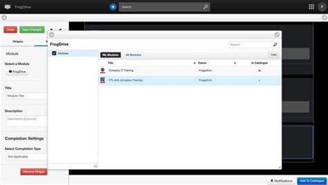 Module Widgets Froglms One Platform To Deliver And Monitor