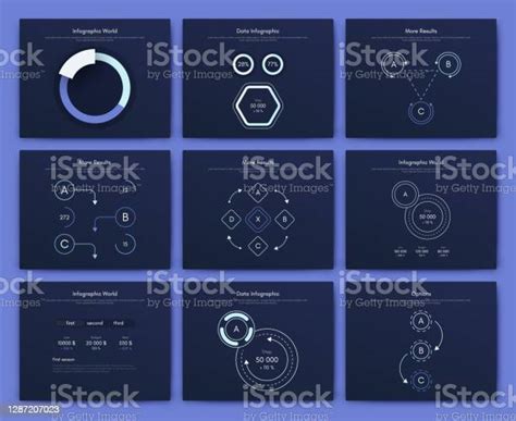 비즈니스 브로셔를 위한 최신 인포그래픽 벡터 요소입니다 웹 사이트 기업 브로셔 광고 및 마케팅에 사용합니다 원형 차트 선 그래프