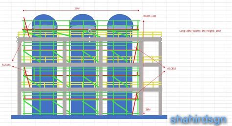 Ahmad Shahir On Linkedin Sketch Drawing Scaffolding