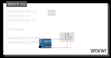 Push Button Wokwi Esp32 Stm32 Arduino Simulator