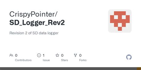 GitHub CrispyPointer SD Logger Rev Revision Of SD Data Logger