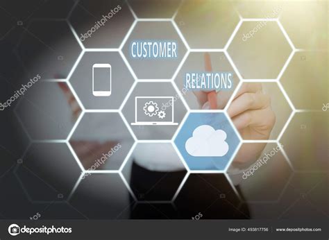 Writing Displaying Text Customer Relations Word For Approach To Manage A Company S Is